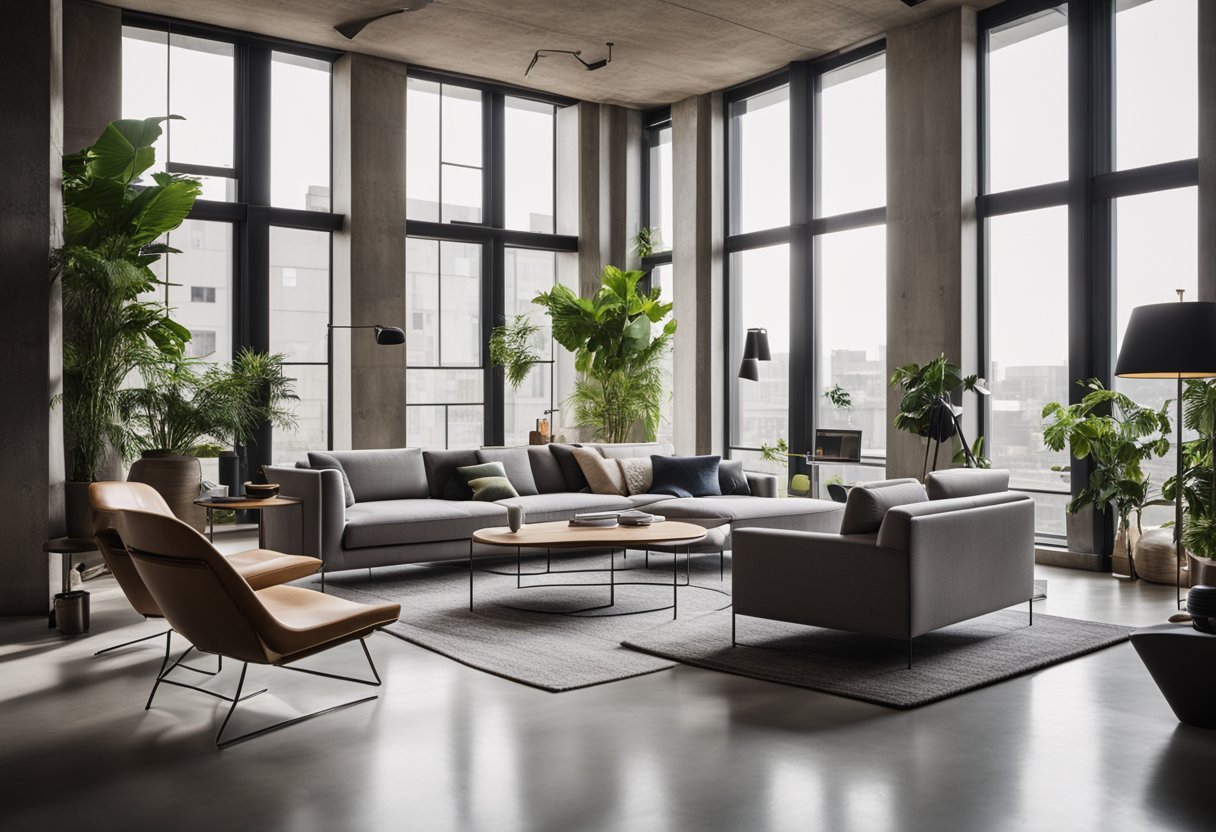 Modern Concrete Living Room Design Ideas for a Stylish Space