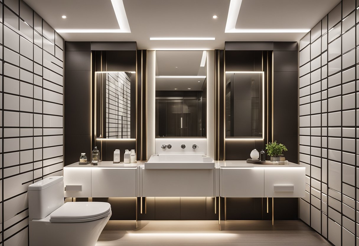 Enhance the Look of Your Toilet with a False Ceiling Design