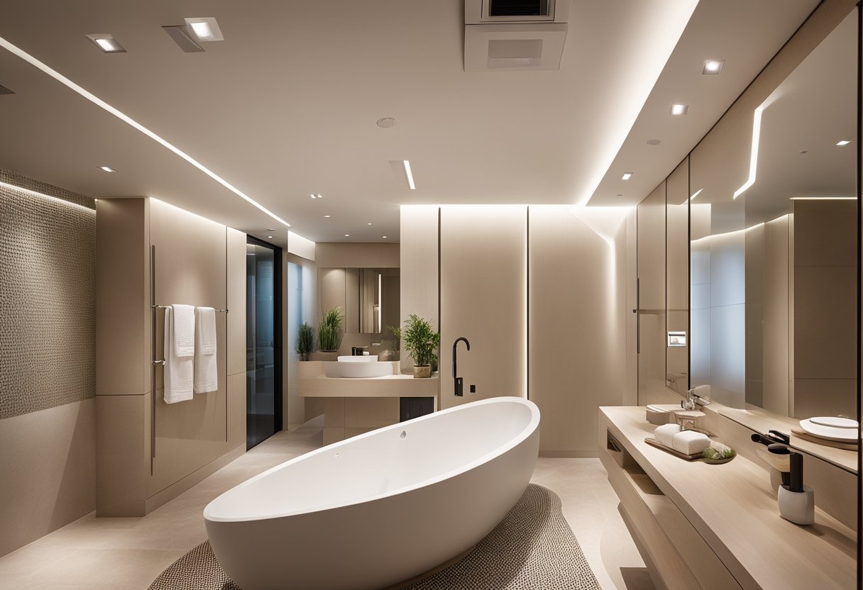 Enhance the Look of Your Toilet with a False Ceiling Design