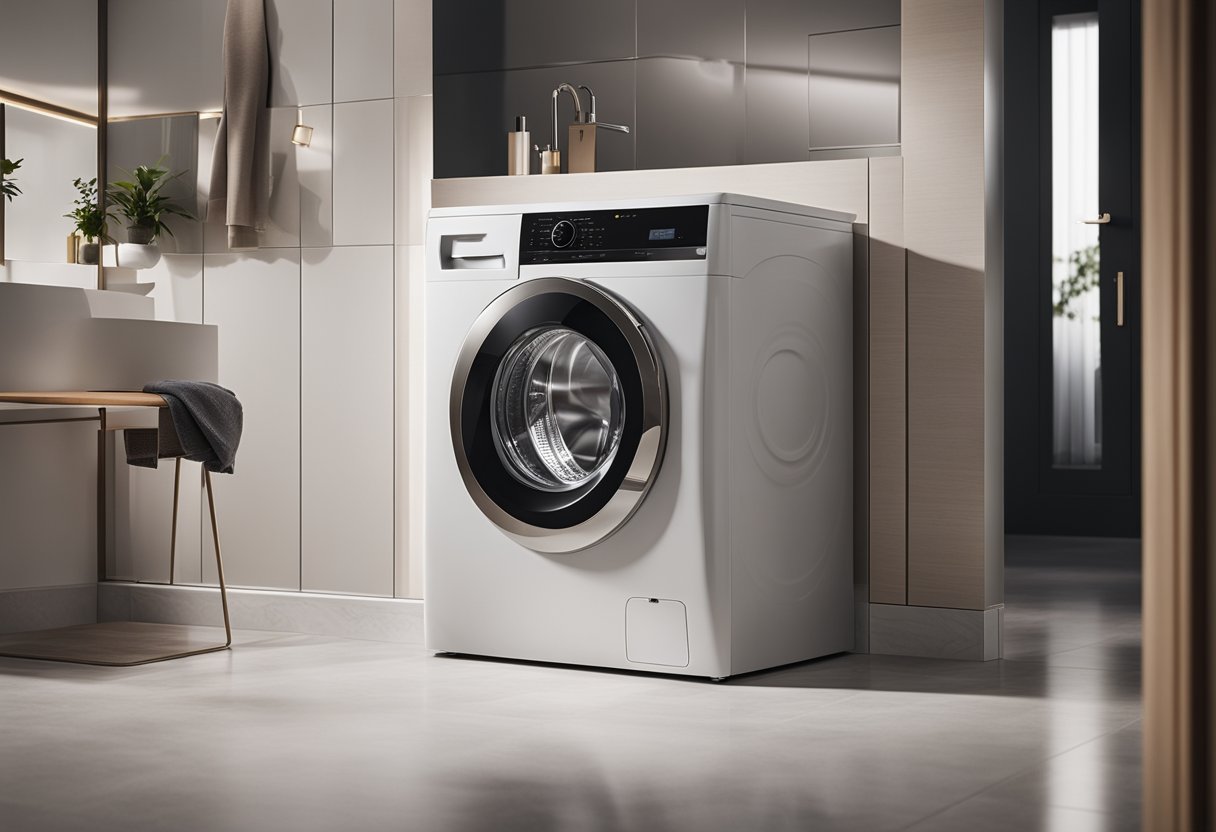Washing Machine in Toilet Design: The Ultimate Space-Saving Solution!