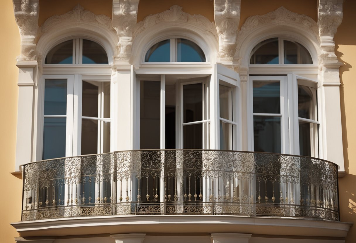 Elegant French Window Designs for Balcony