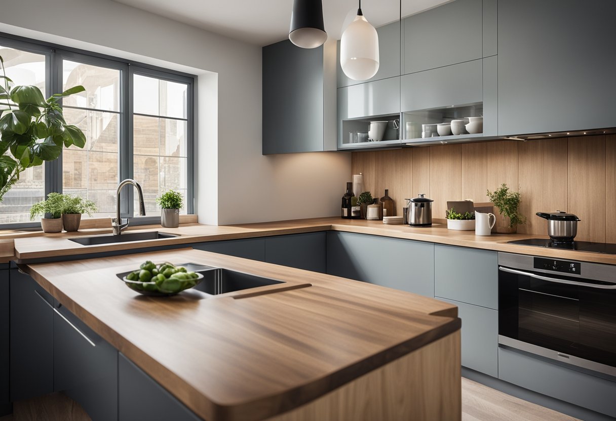 L-Shaped Kitchen Design with Window: Maximising Natural Light and Space