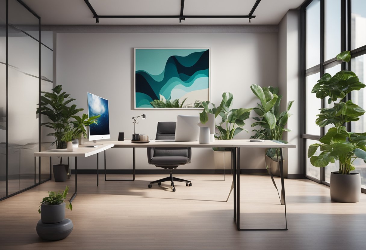 Create a Productive Workspace with Clean Office Design