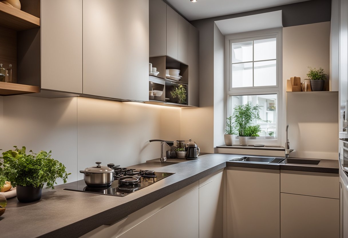 Small L-Shaped Kitchen Design with Window: Maximise Space