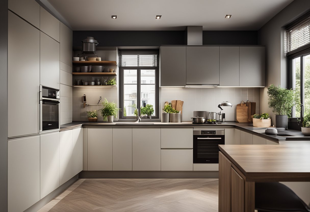 Small L-Shaped Kitchen Design with Window: Maximise Space