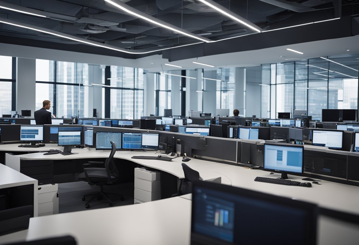 Modern Trading Floor Office Design Ideas