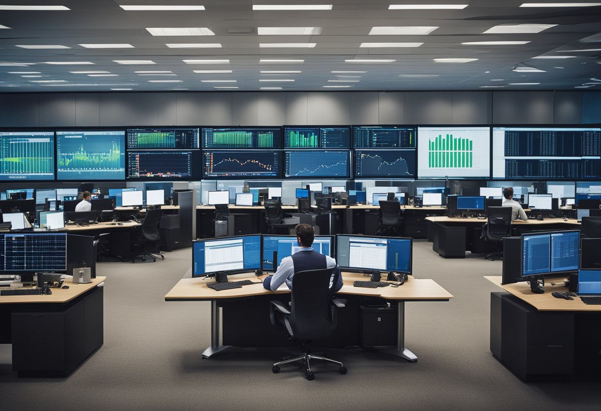 Modern Trading Floor Office Design Ideas