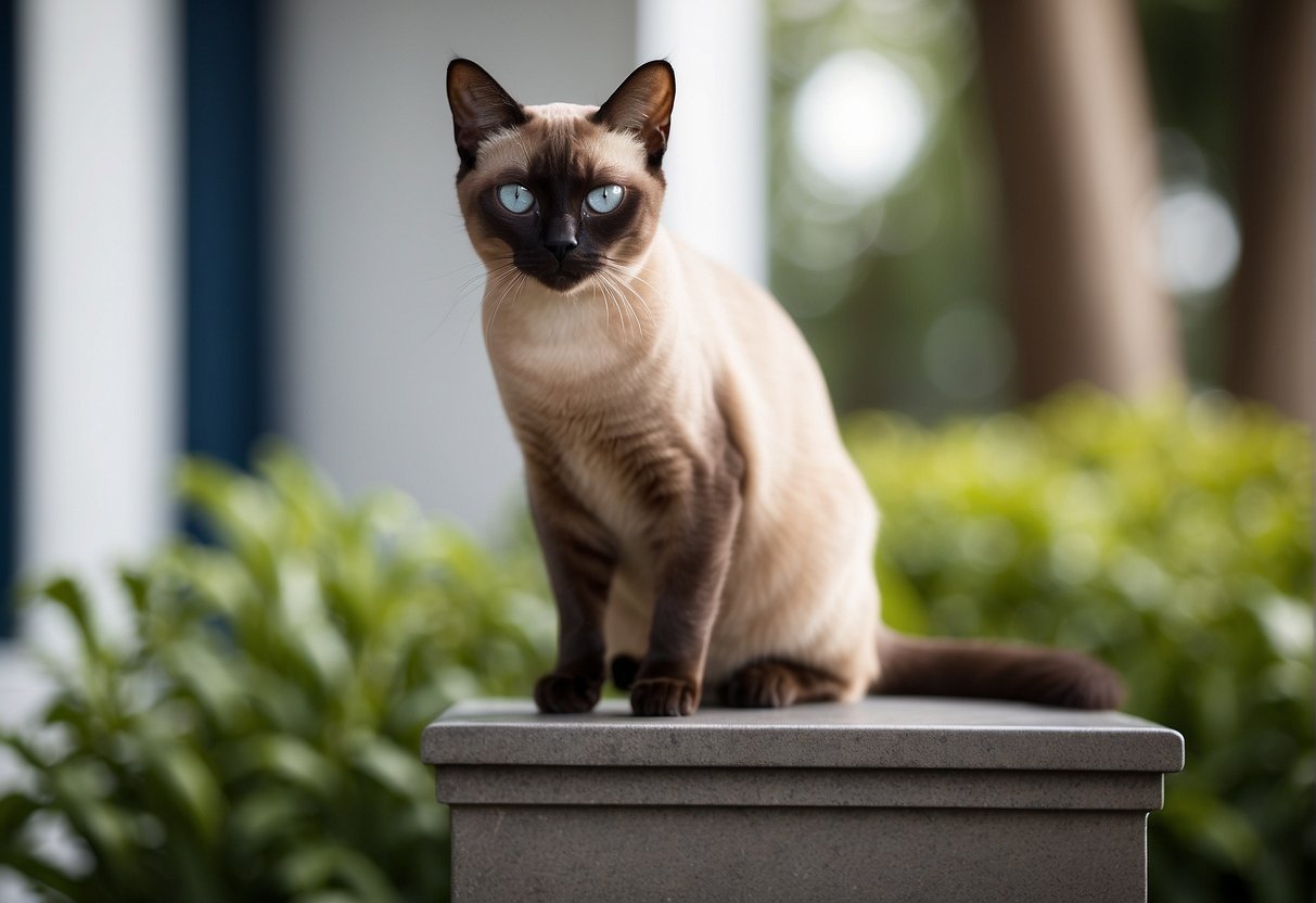Siamese Burmese Cat Mashup: The Purr-fect Blend of Feline Royalties!