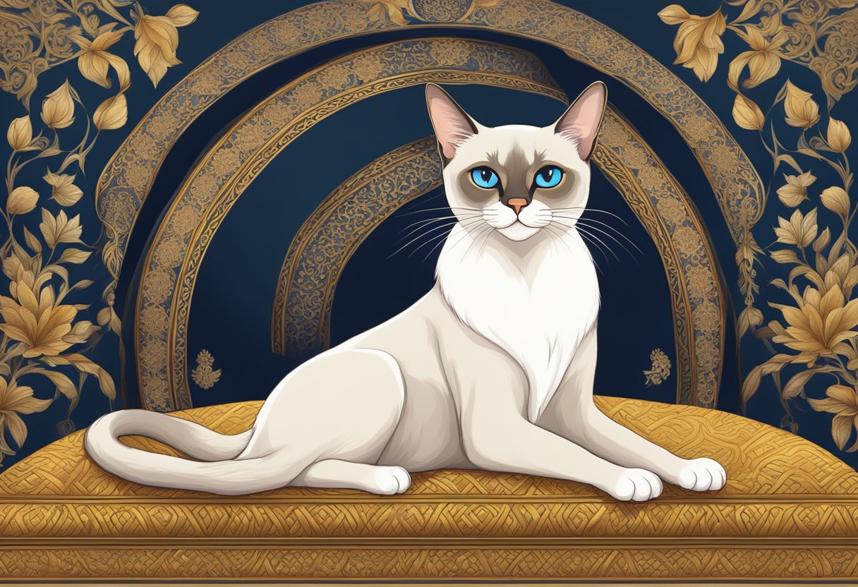 Siamese Cat with White Paws: Unveiling the Sock-Footed Feline Overlord!