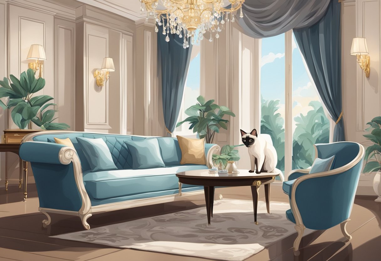 Siamese Cat with White Paws: Unveiling the Sock-Footed Feline Overlord!