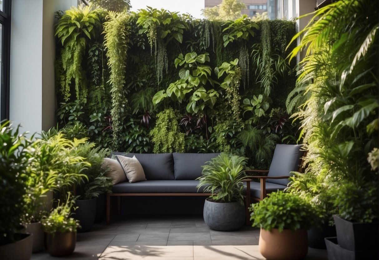 Balcony Garden Living Wall: Enhancing Urban Spaces with Vertical ...