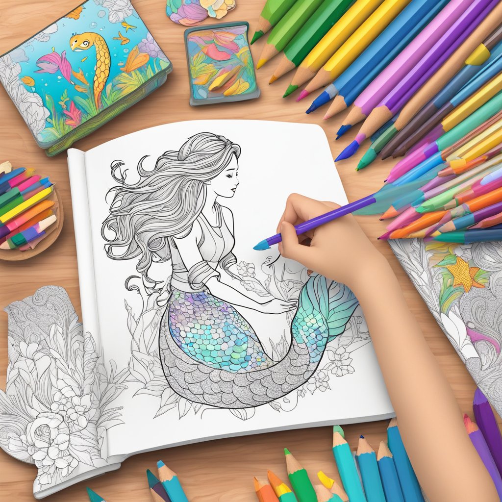 Top 10 Magical Mermaid Coloring Books for Kids - Ashley Yeo