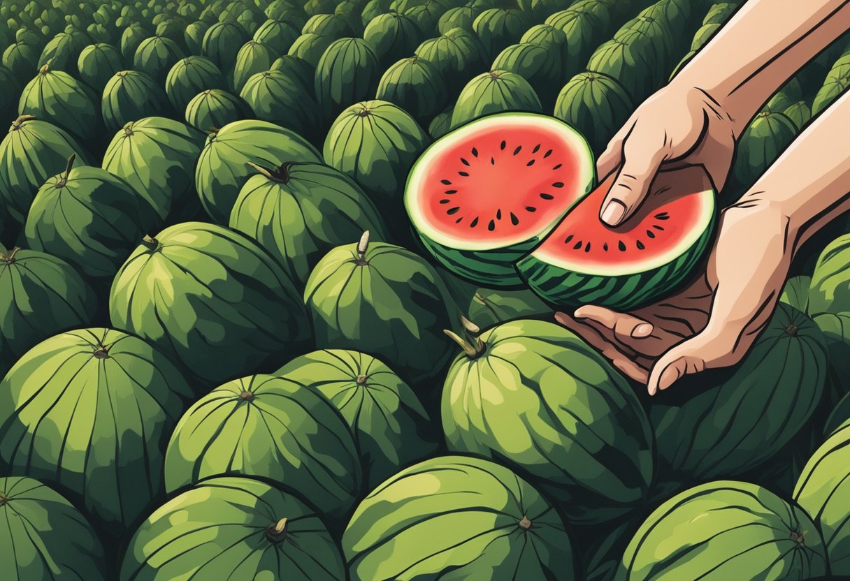 How to Pick a Black Diamond Watermelon: A Gardener's Guide to Selecting ...