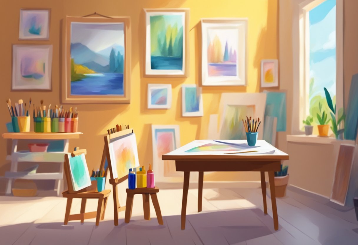 How to Create a Mini Art Gallery at Home with Your Child - LearningMole