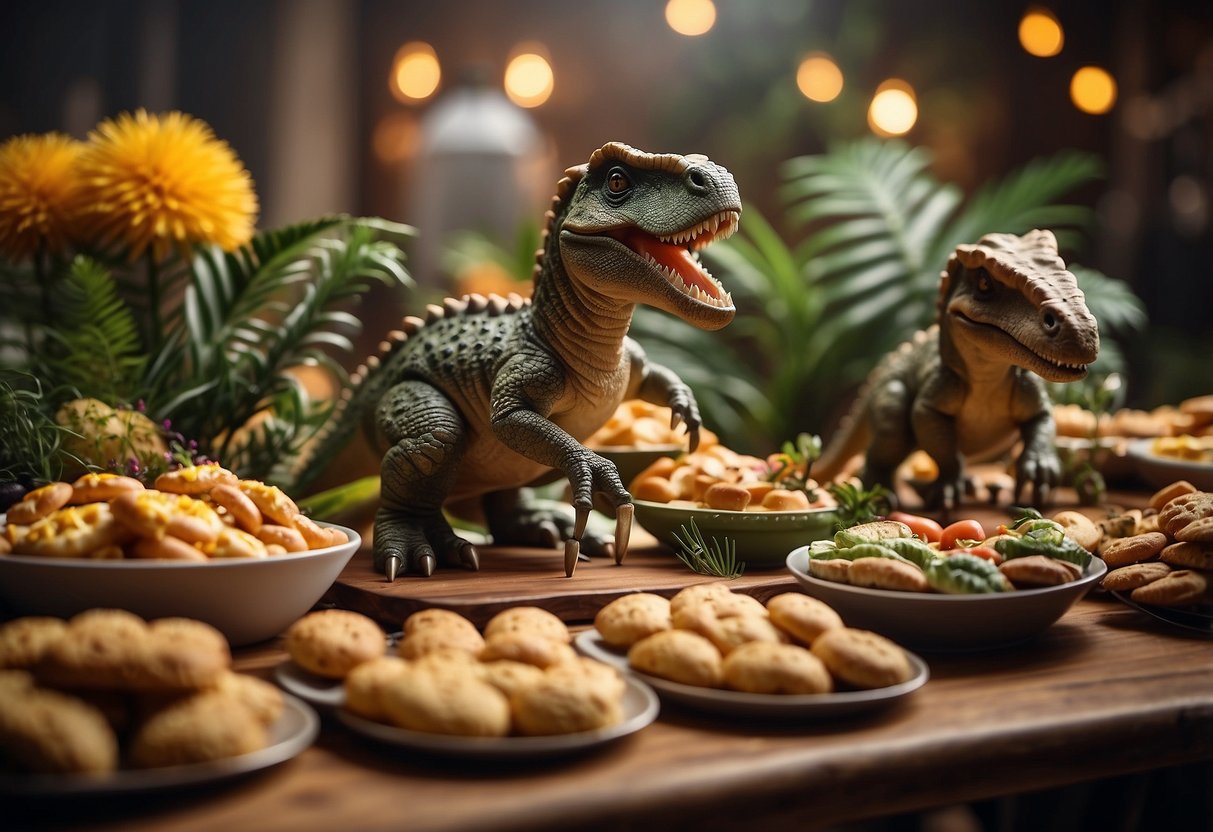 15 Scary-Awesome Dinosaur Party Food Ideas - Torly Kid