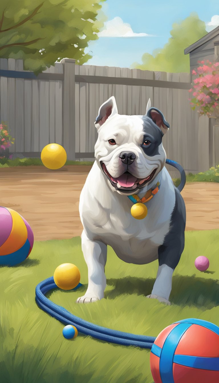 11 Ways to Keep Your American Bully Entertained in a Small Yard: Fun ...