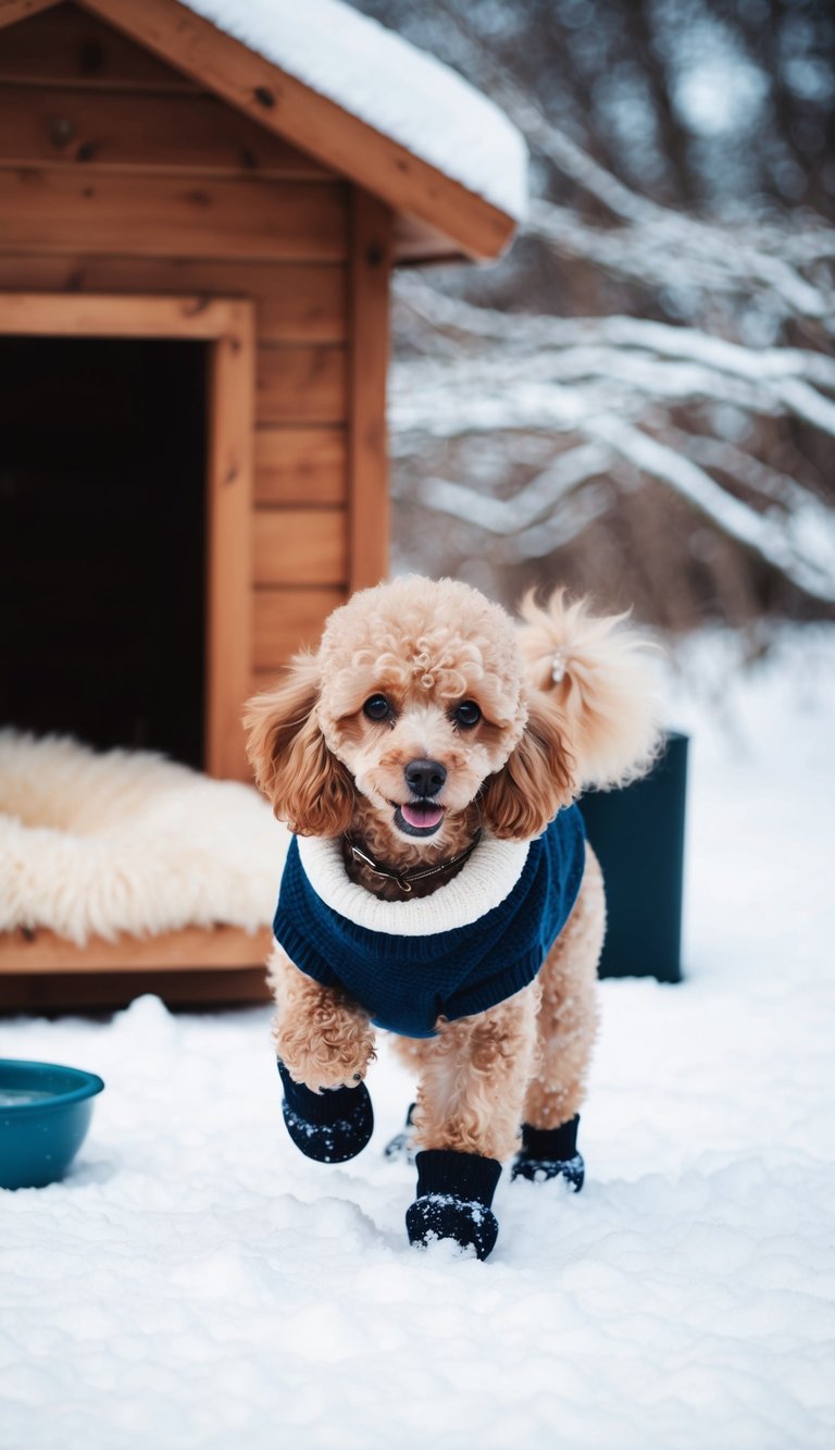 11 Tips for Miniature Poodle Care in the Winter: Keep Your Pup Cozy and ...