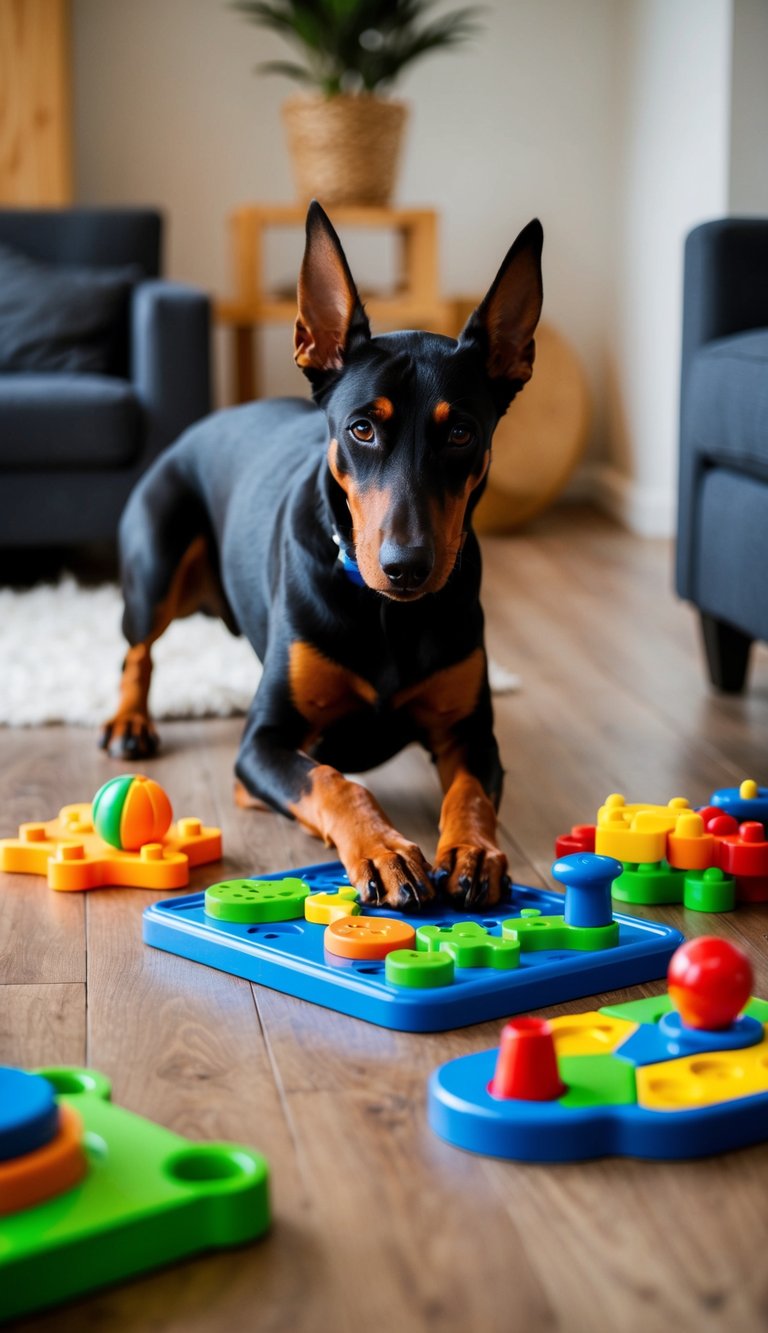 11 Ways to Keep Your Doberman Pinscher Entertained Indoors: Fun ...