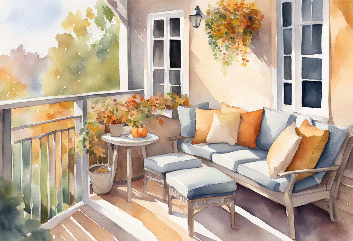 Tips for a Warm and Inviting Balcony in the Fall: Create a Cozy Seating ...