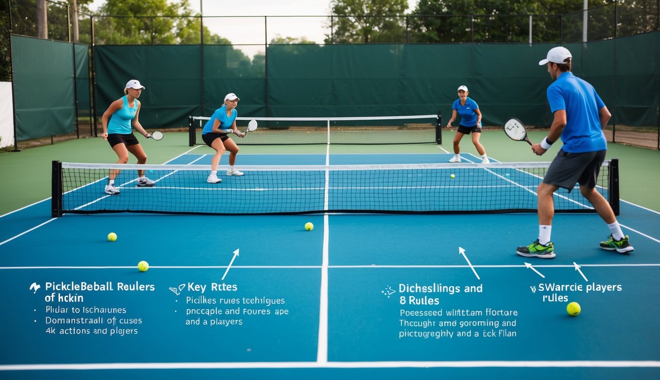 Visual Guide to Pickleball Rules: Infographics for Easy Understanding ...