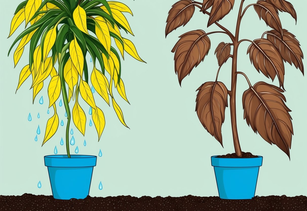 Overwatered vs Under Watered Plants: Spotting the Differences for ...