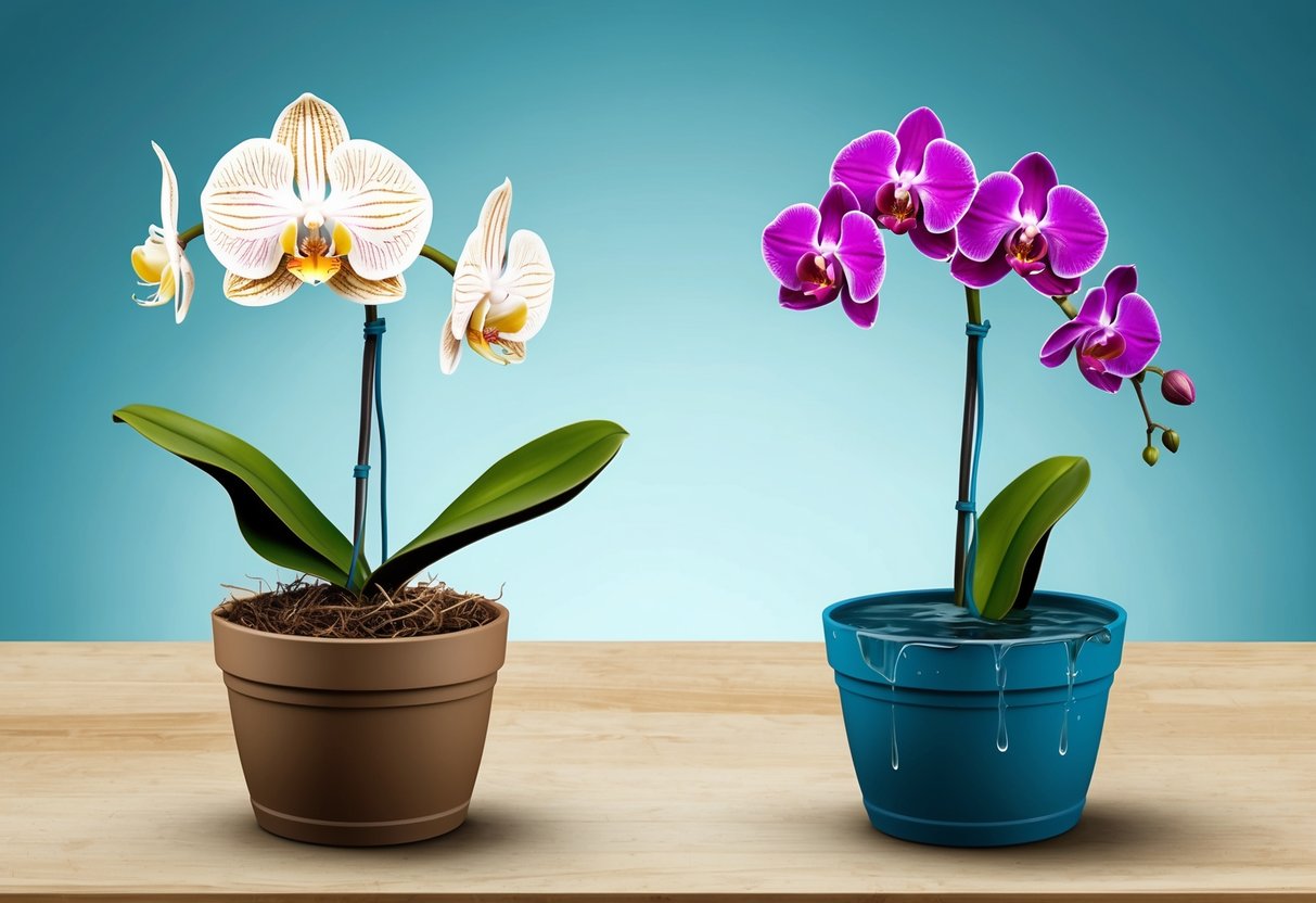 Underwatered Overwatered Orchid: Identifying and Solving Common Care ...