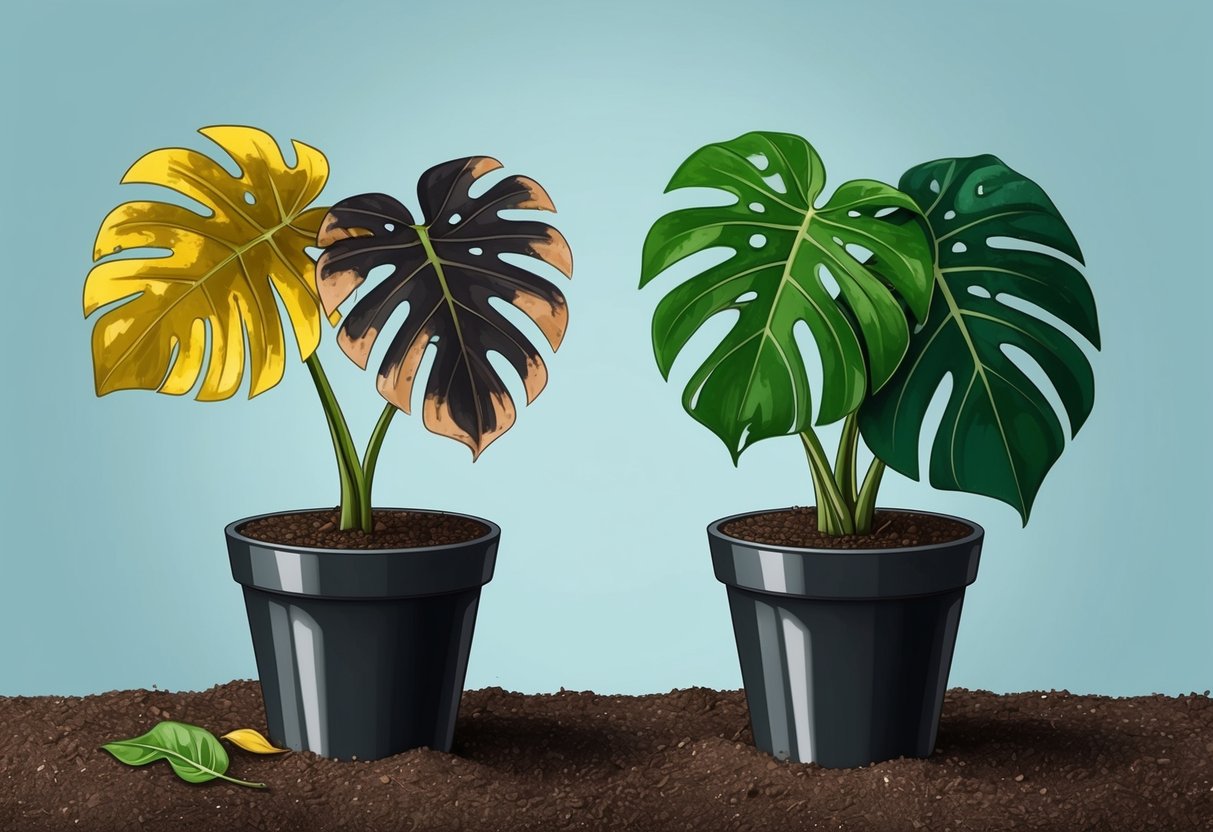 Overwatered vs Underwatered Monstera: Signs and Solutions for Healthy ...