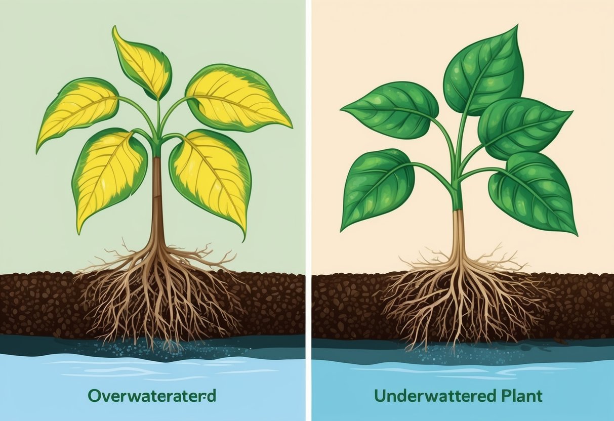 Overwatered Plant vs Underwatered: Identifying Signs and Solutions ...