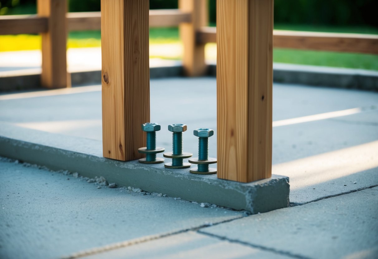 Fastening 4x4 Posts to Concrete - Pergolaz