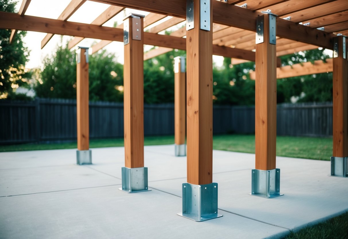 Fastening 4x4 Posts to Concrete - Pergolaz