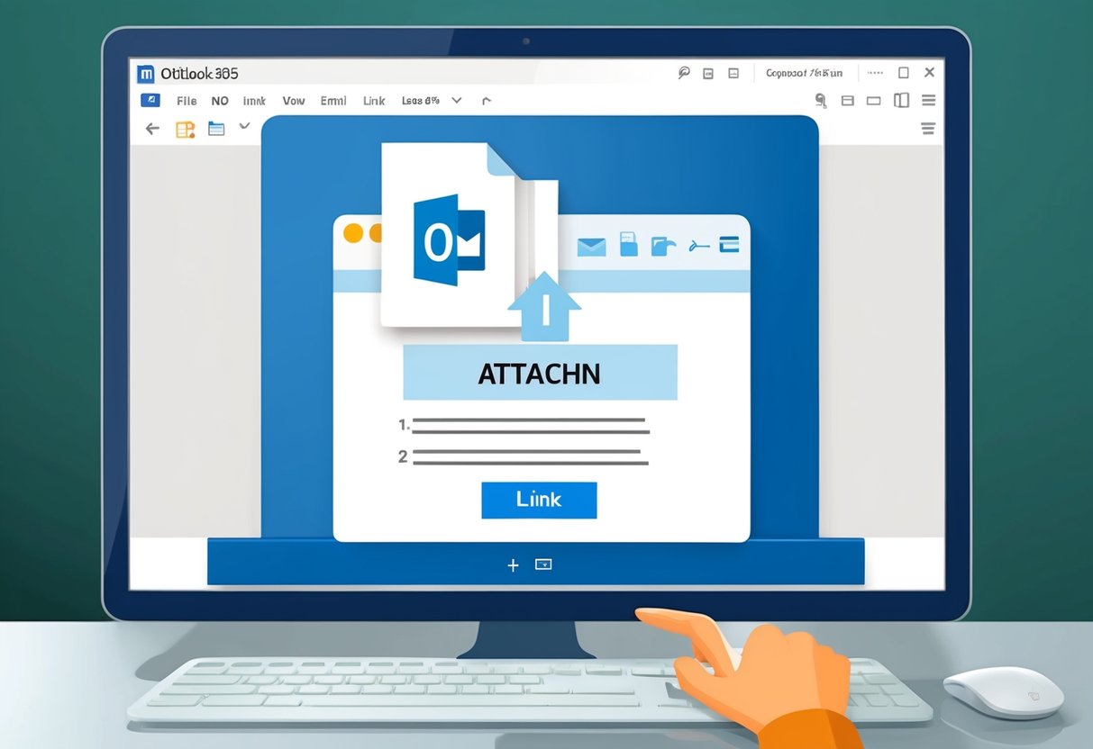 How to Attach a File as a Link in Outlook 365: Step-by-Step Guide ...