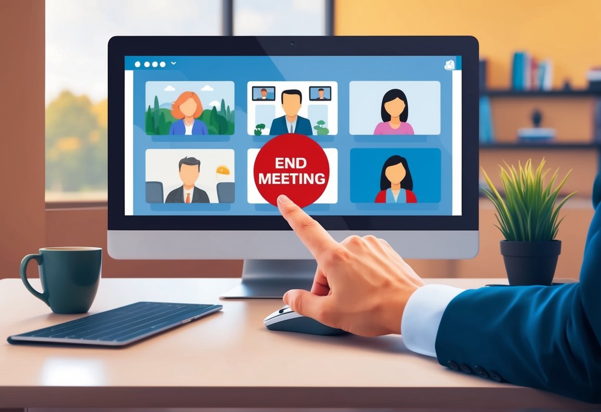 How to End a Teams Meeting Efficiently: Quick Guide - Position Is ...