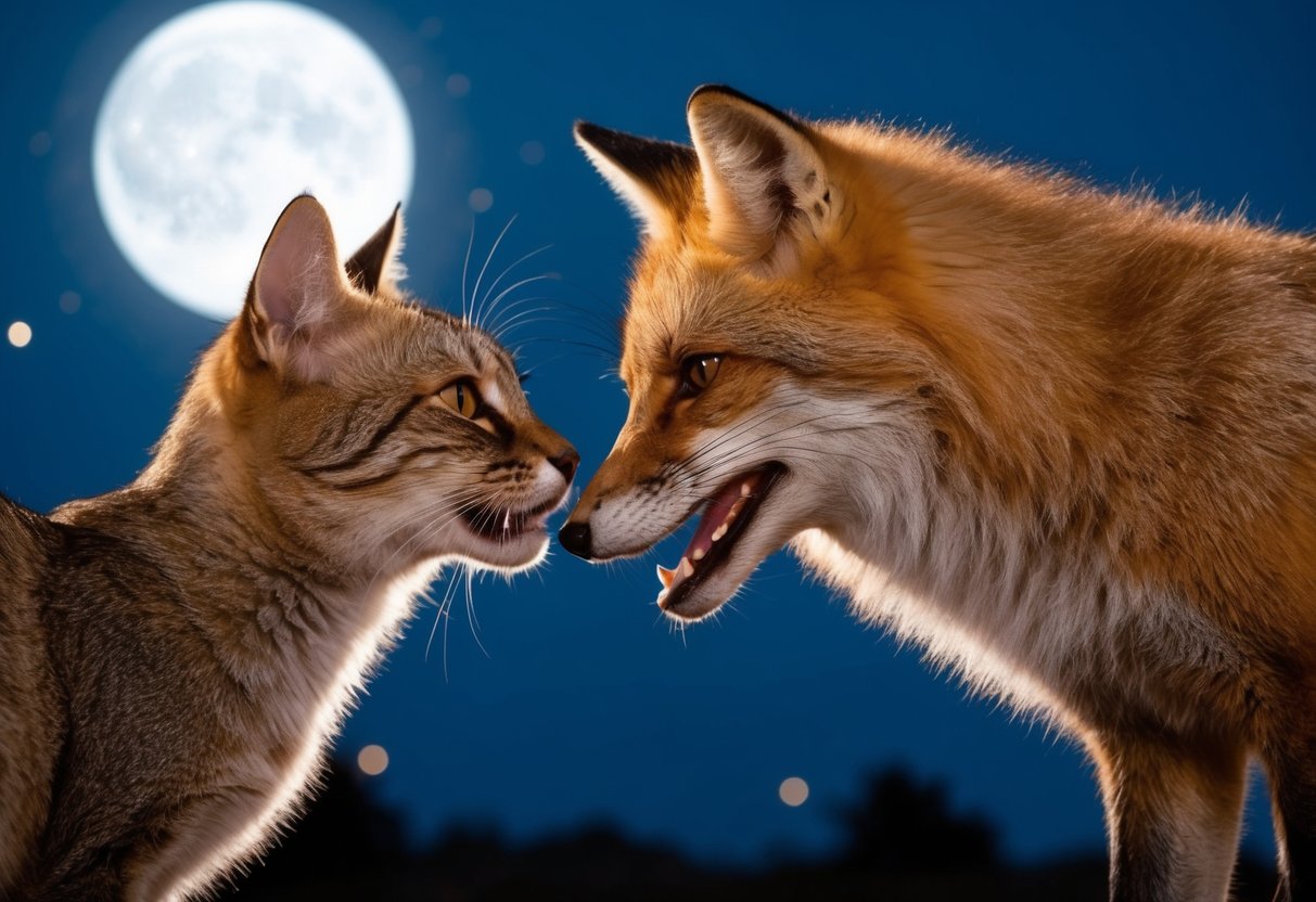 Do Cats and Foxes Fight at Night? Exploring Their Interactions and ...