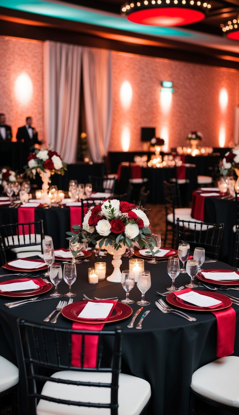 19 Red and Black Wedding Theme Ideas - WithLoveLive
