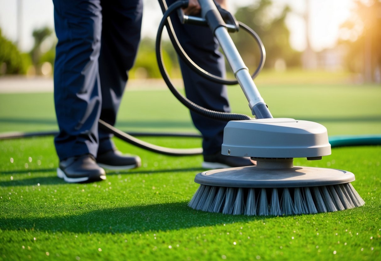 How Do Professionals Clean Artificial Grass? | Sparkly Turf