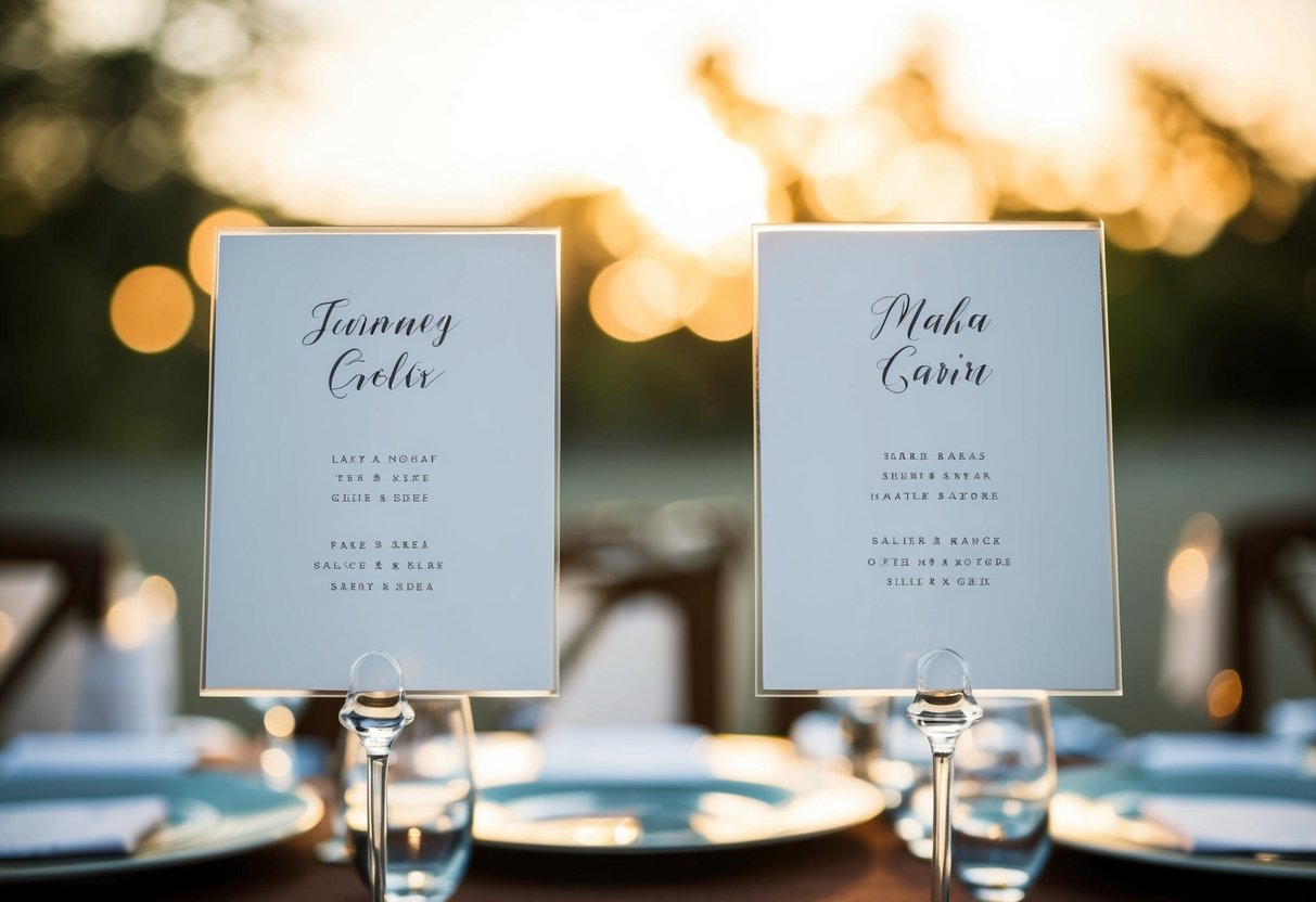 How Do You Write a Couple's Name on a Seating Chart? Tips for a ...