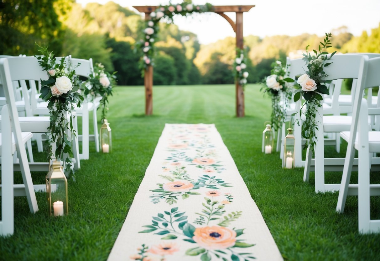 Can You Use an Aisle Runner on Grass? Tips for Outdoor Weddings - OMG ...