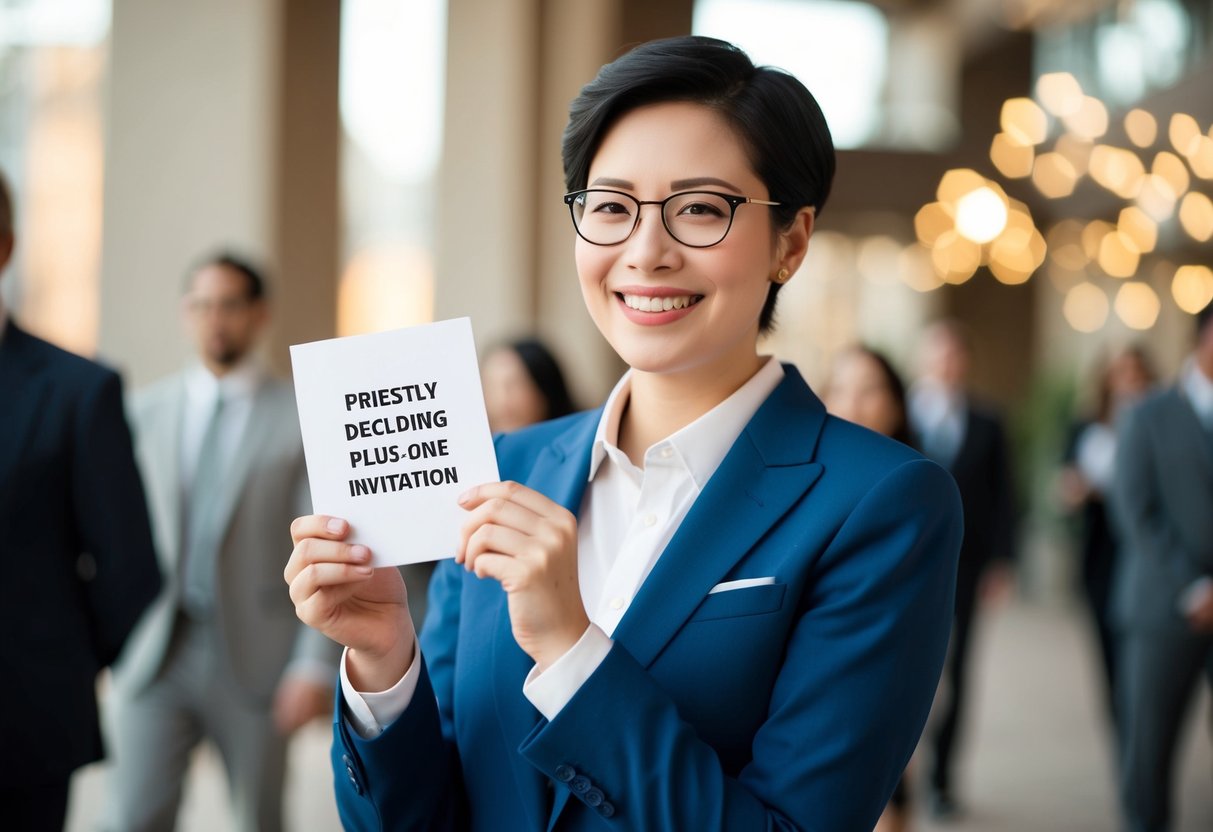 How to Nicely Say No Plus Ones: Tips for Setting Boundaries with Grace ...