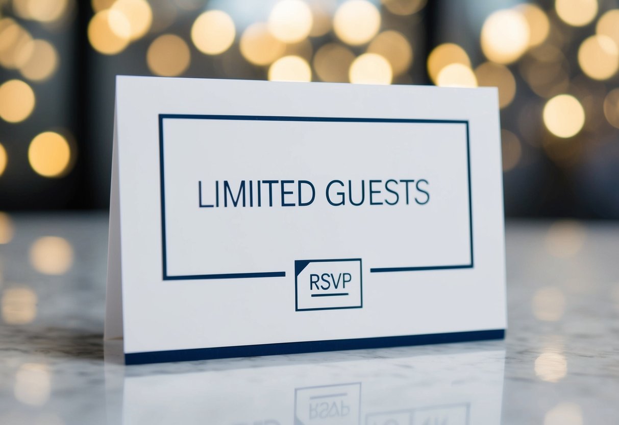 How Do You Say "Limited Guests" in an RSVP? Understanding Your ...