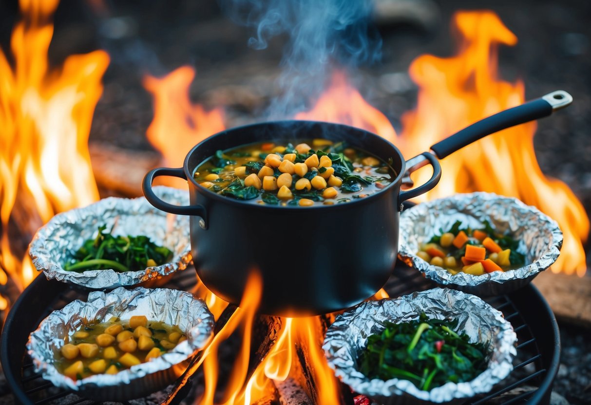 6 Creative Foil Packet Vegetarian Recipes For Campfire Cooking: Sizzle ...