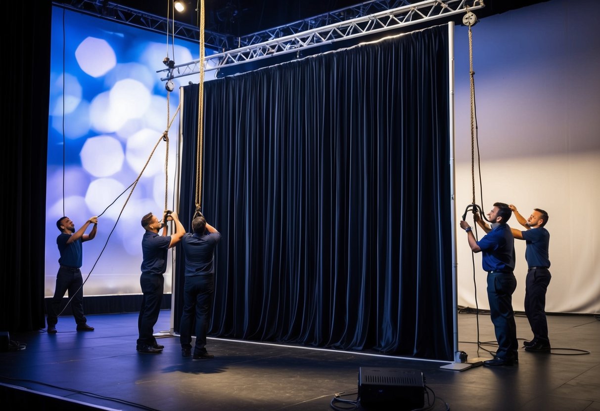 How Do You Hang a Stage Backdrop? Easy Tips for a Flawless Setup! - OMG ...