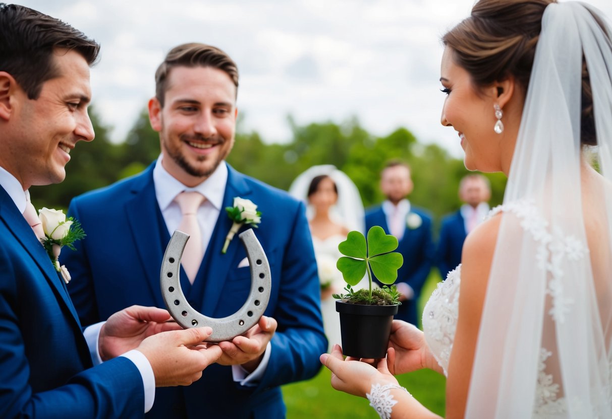 What Do People Give the Bride and Groom for Good Luck? Meaningful Gifts ...
