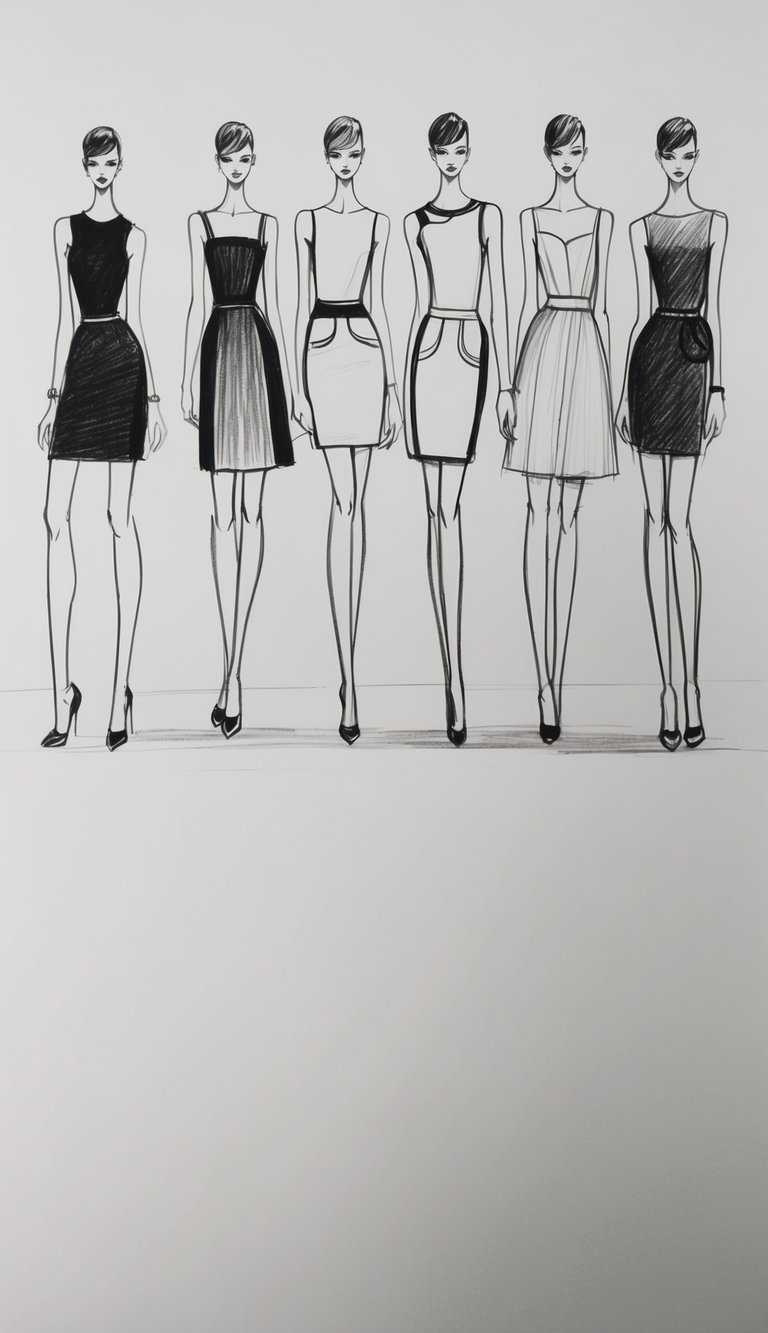 18 Pencil Drawings of Fashion Models: Bringing Runway Style to Life on ...