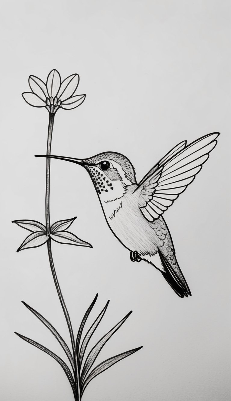 13 Hummingbird Drawing Ideas to Inspire Your Creativity