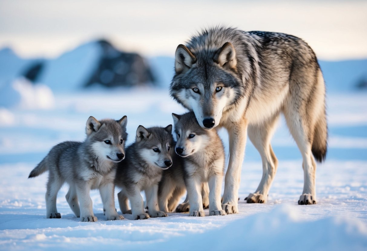 How Long Do Arctic Wolf Pups Stay With Their Mother? Understanding ...