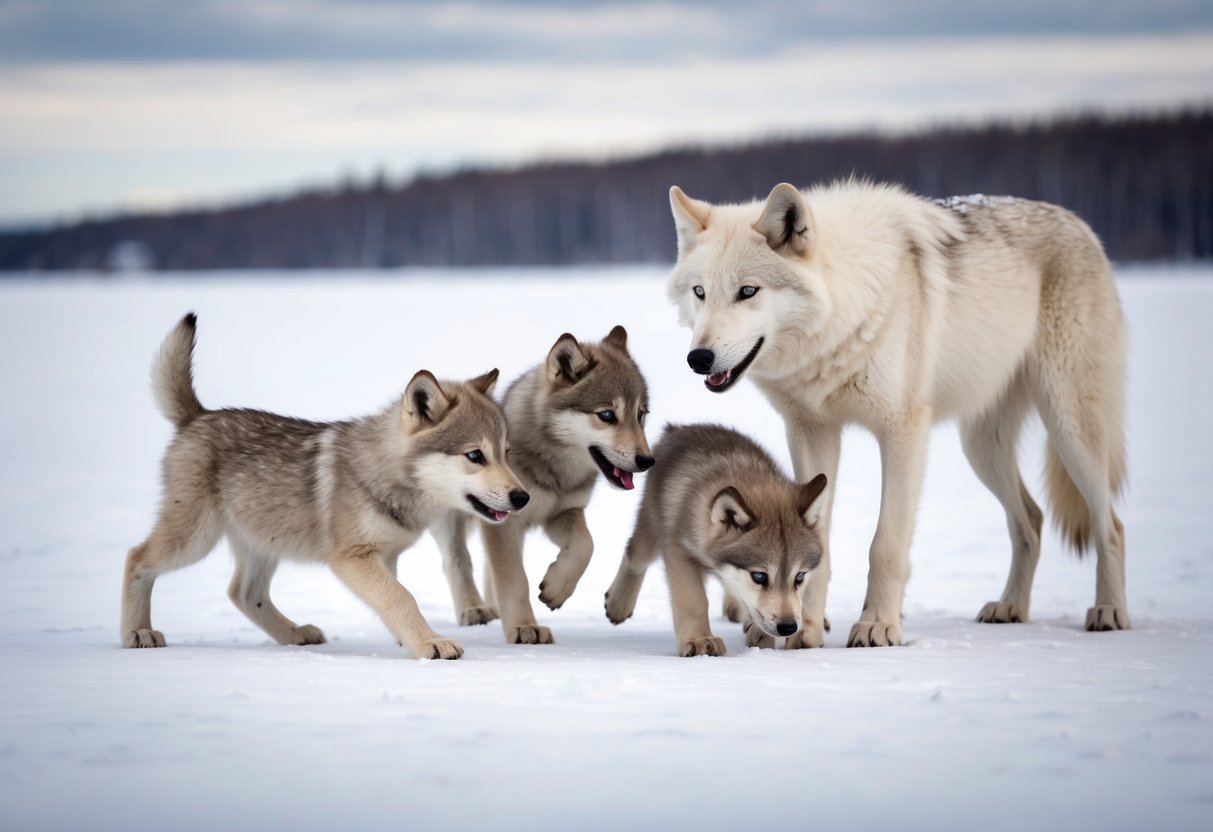 How Long Do Arctic Wolf Pups Stay With Their Mother? Understanding ...