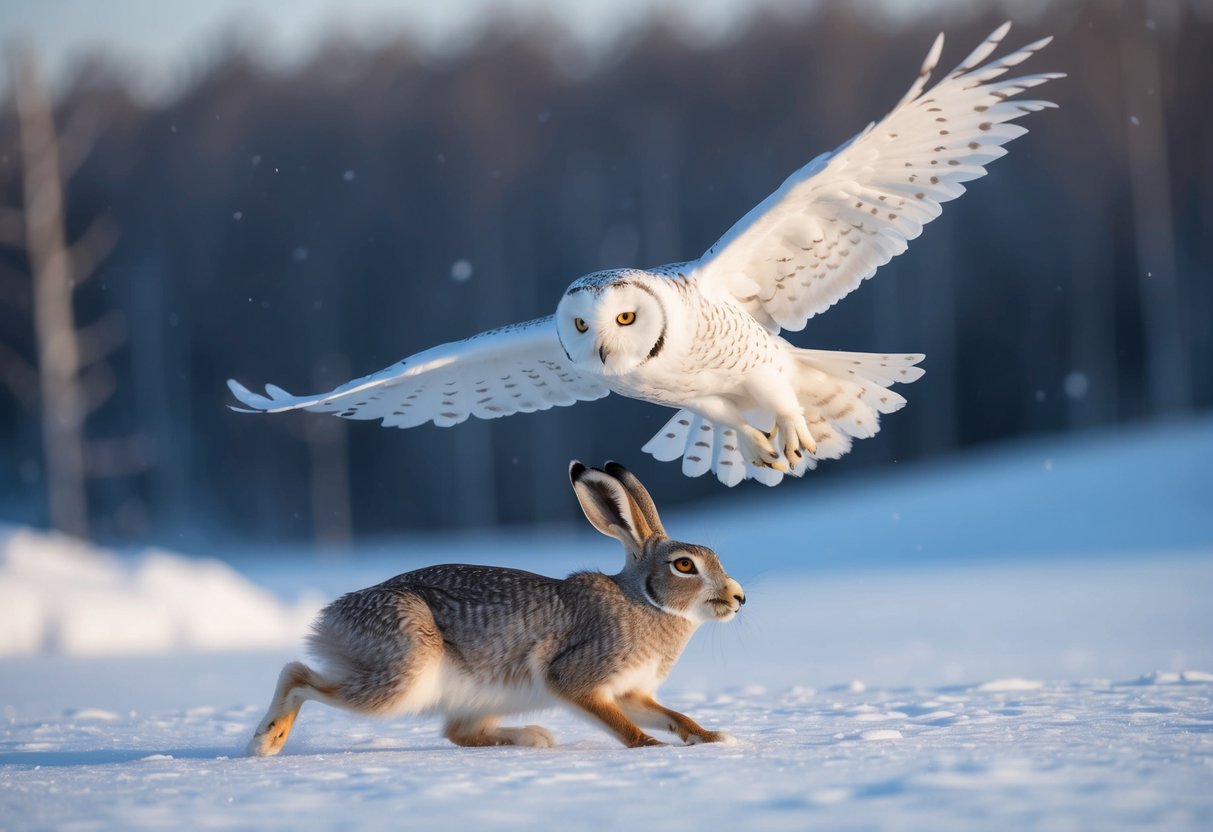Do Snow Owls Eat Arctic Hares? Discovering Their Prey Preferences in ...
