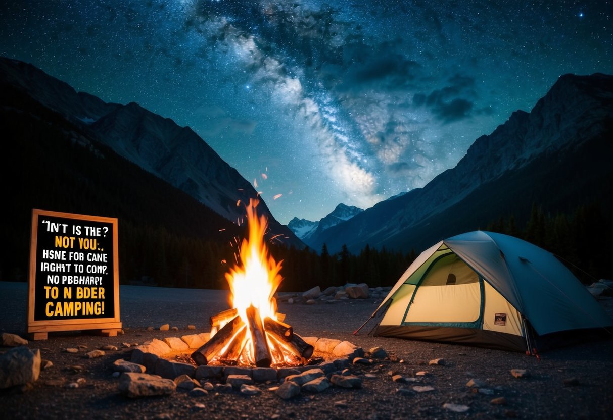 50 Funny Camping Quotes: Laugh Your Way Through The Wilderness