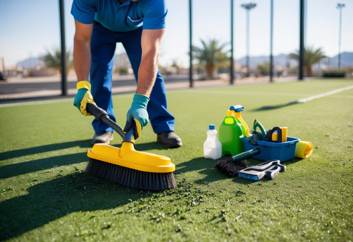 How to Maintain Artificial Turf in Las Vegas | Sparkly Turf