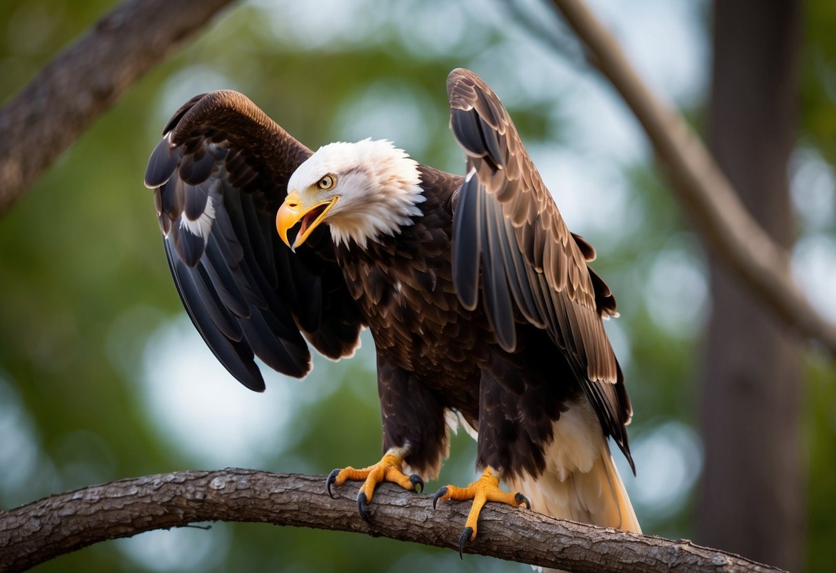 Why Do Bald Eagles Sit With Their Mouth Open? Understanding This ...